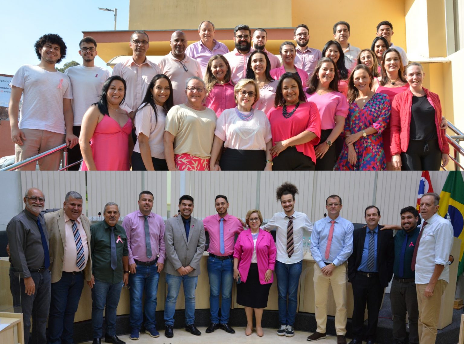 Câmara veste algo rosa em outubro, aderindo a Campanha de Prevenção ao ...